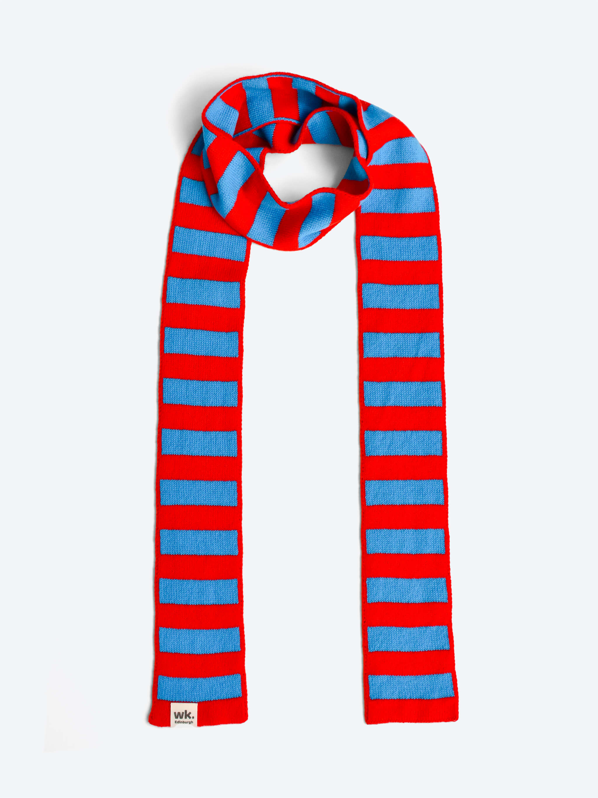 Custom Narrow Stripe Scarf - Sustainably Made in Edinburgh
